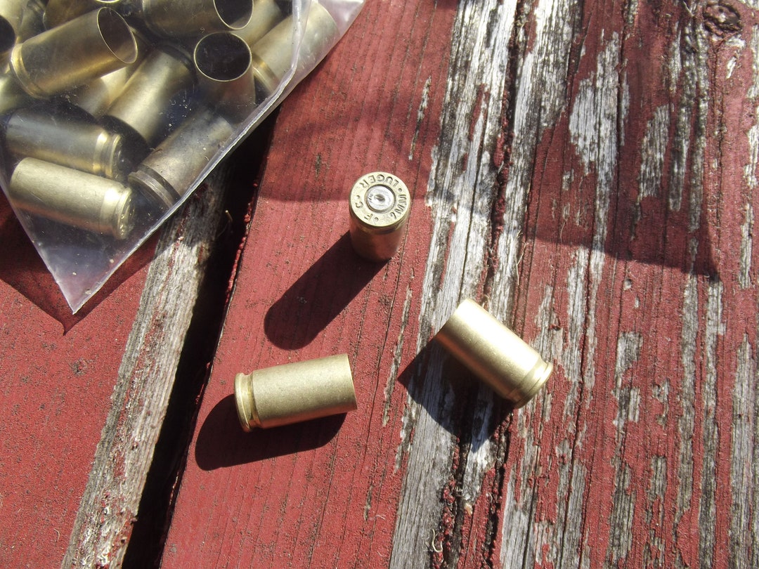 100 Count 9mm Brass Casings - Etsy