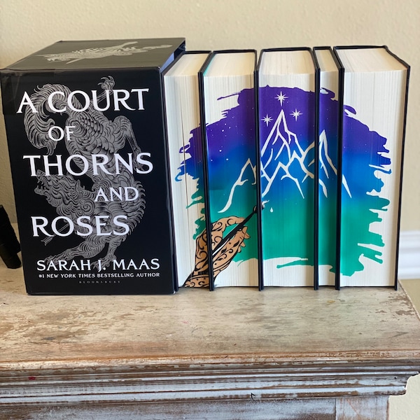 Books With Stenciled Edges - Etsy