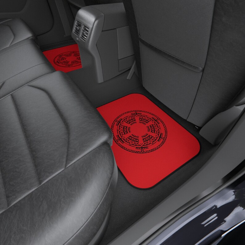 Imperial Cog Mandala Car Mats set of 4 - Etsy