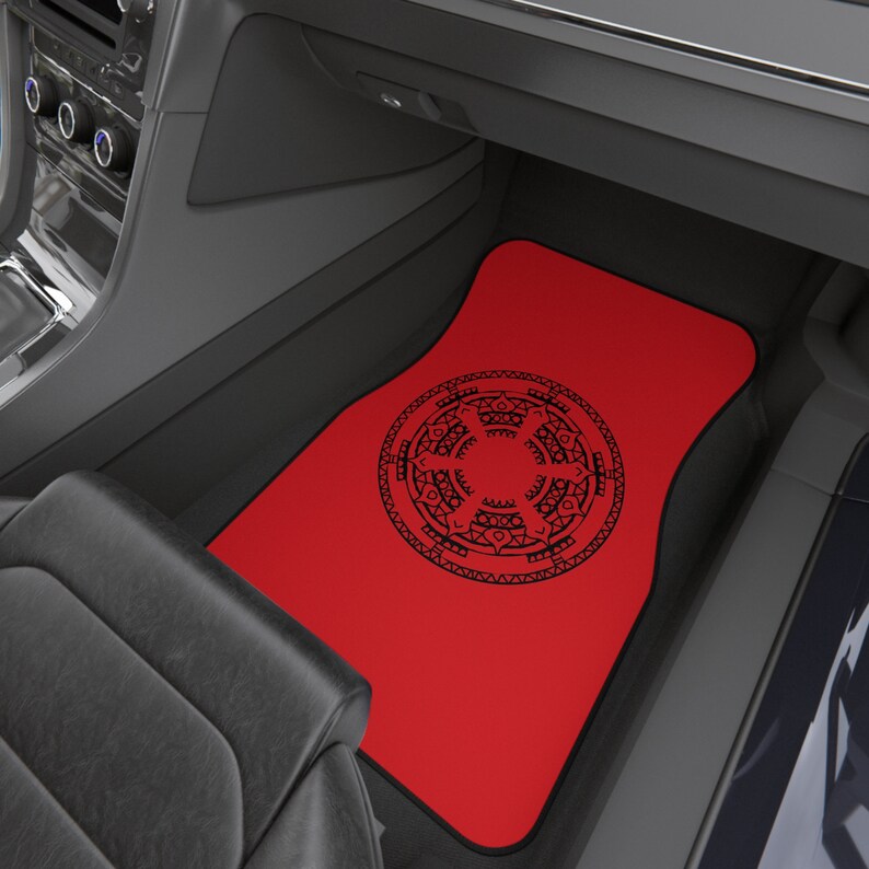 Imperial Cog Mandala Car Mats set of 4 - Etsy