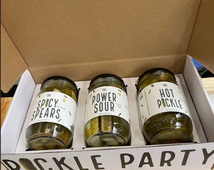 3 Gourmet Pickles | Pickle Lover Gift Set | Pickled Cucumbers | the ...