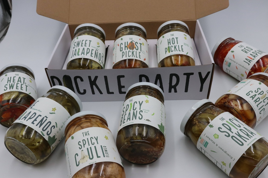 Valentine's Day Perfect Pickles 3 Jars Box - Etsy