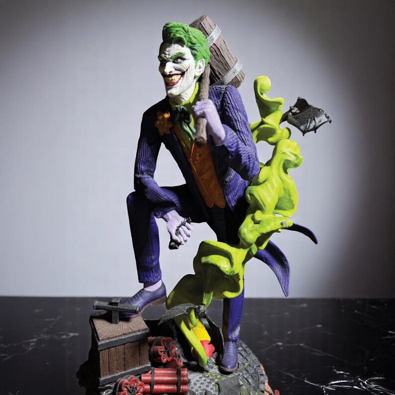 Oker Villain Statue – 3D Printed & Hand-painted DC Comics Inspired ...