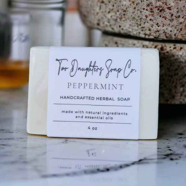 Peppermint Soap - Etsy