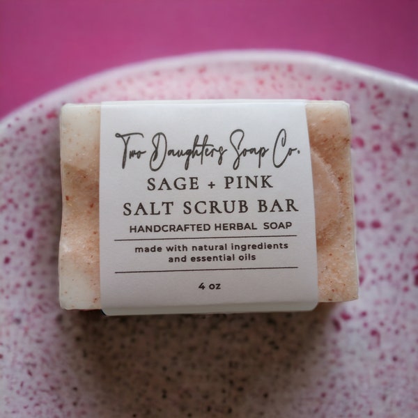 Salt Scrub Bar - Etsy