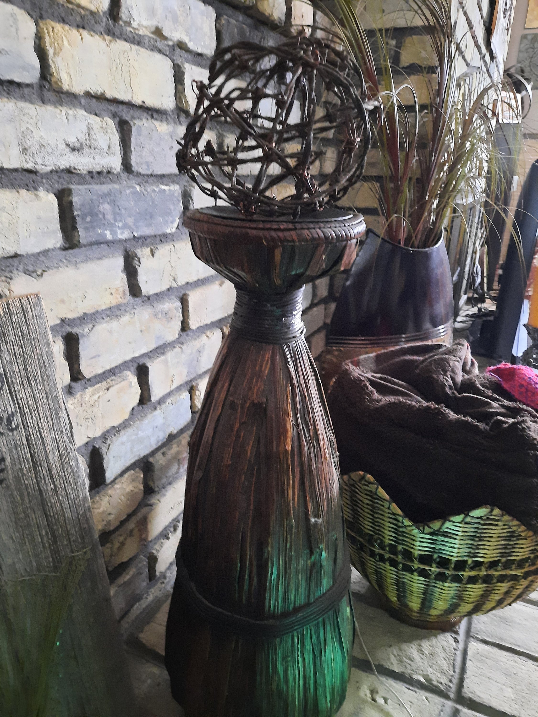 Authentic Rusted Barbed Wire Orb Sphere Ball - Etsy