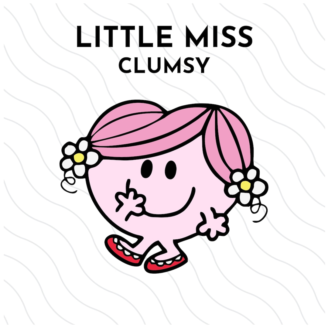 Little Miss Clumsy PNG Little Miss Character PNG Trendy PNG - Etsy