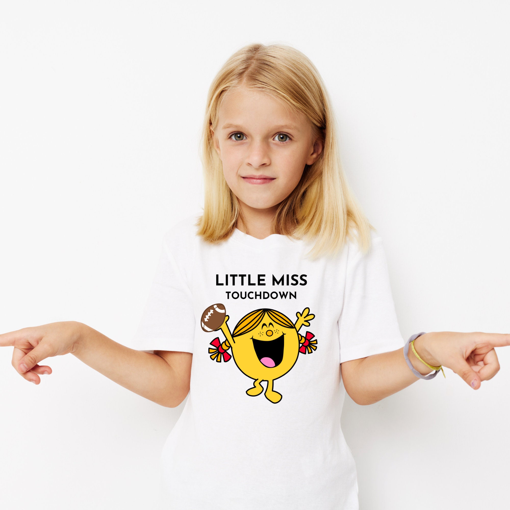 Little Miss Touchdown PNG, Little Miss Football PNG, Little Miss Game ...