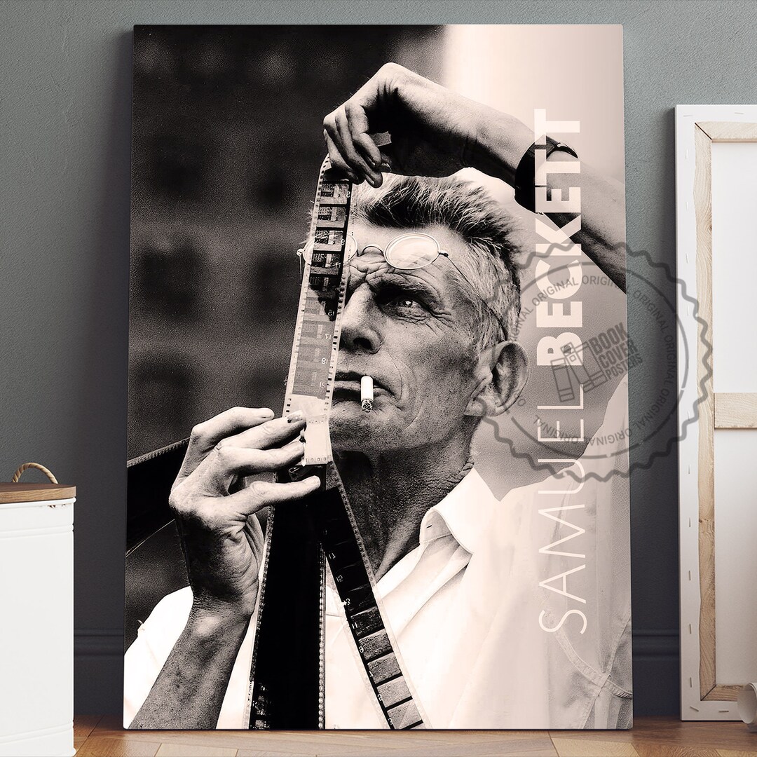 Samuel Beckett Poster Canvas Wall Art, Book Lover Gifts, Gifts for ...