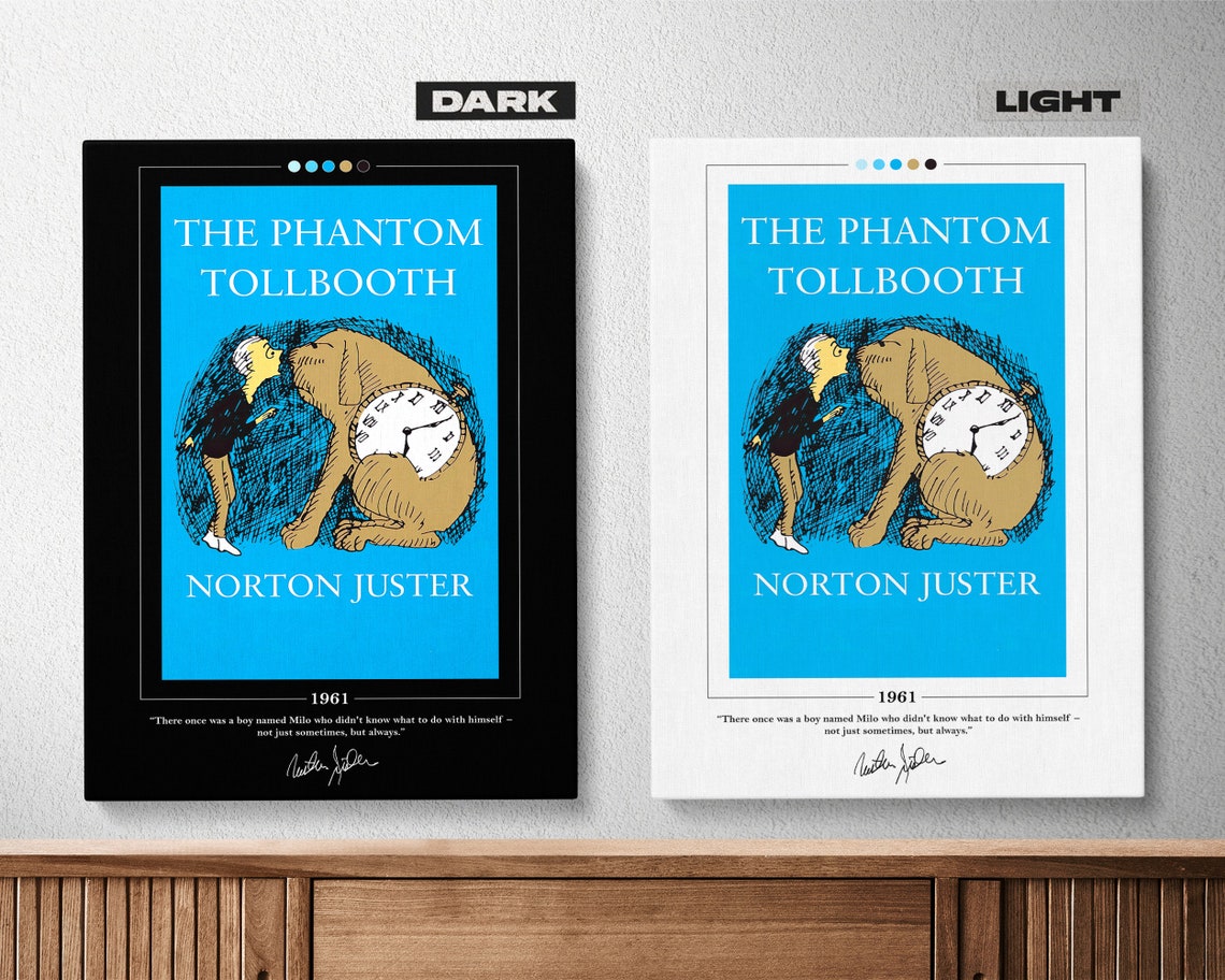 The Phantom Tollbooth Book Cover Poster Norton Juster - Etsy