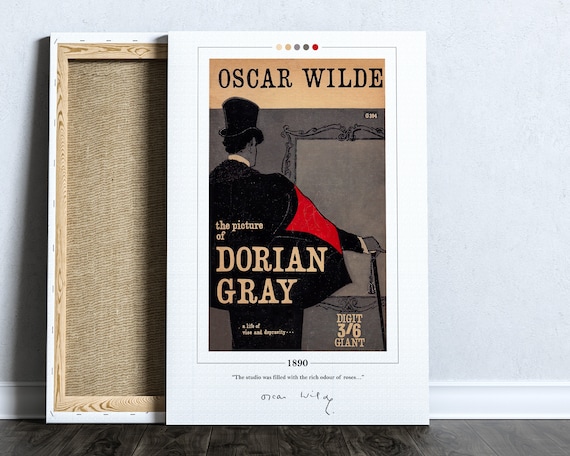 The Picture of Dorian Gray Book Cover Poster Oscar Wilde - Etsy