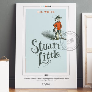 Stuart Little Book Cover Poster | E. B. White, Stuart Little Poster ...