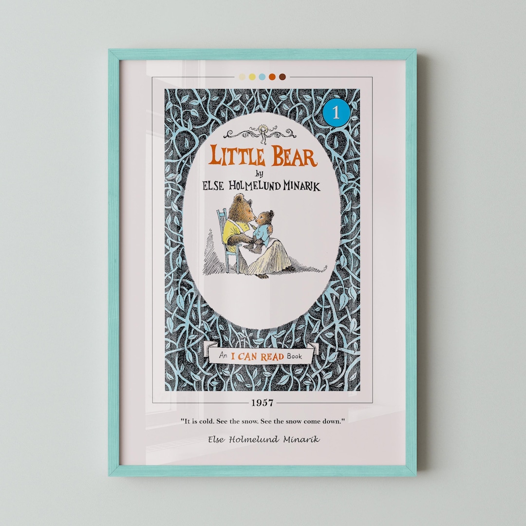 Little Bear Book Cover Poster | Else Holmelund Minarik, Little Bear ...