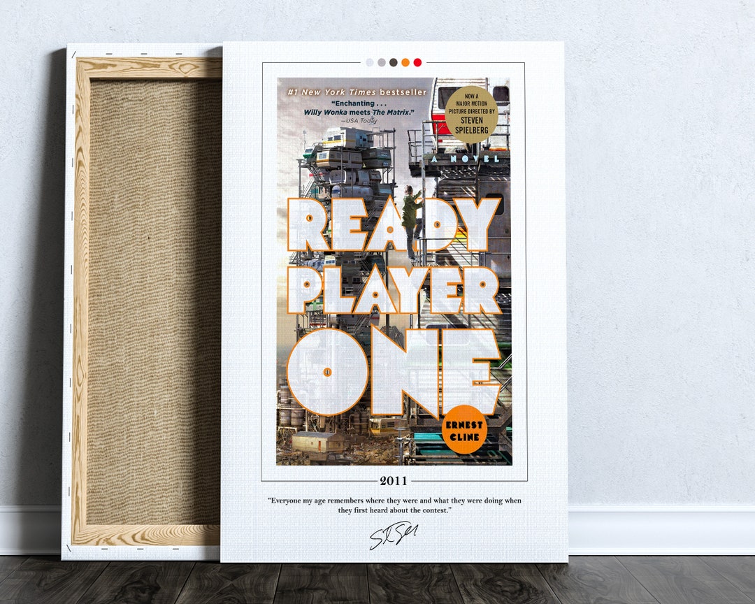 Ready Player One Book Cover Poster Ernest Cline, Ready Player One ...