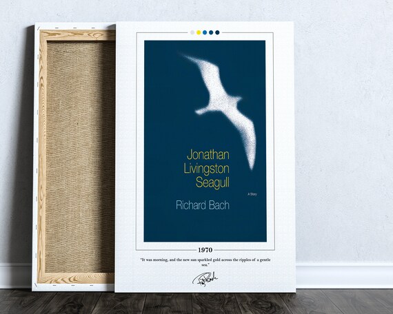Jonathan Livingston Seagull Book Cover Poster Richard Bach - Etsy