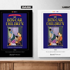 The Boxcar Children Book Cover Poster | Gertrude Chandler Warner, the ...