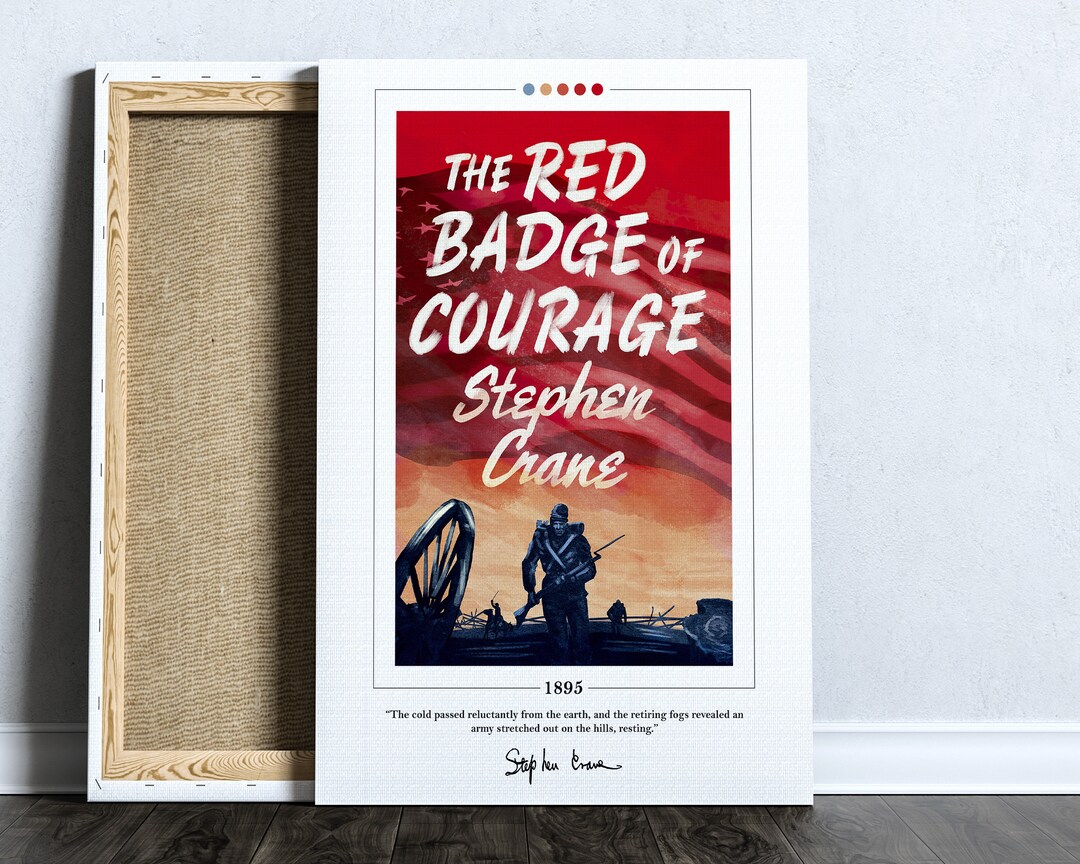The Red Badge of Courage Book Cover Poster Stephen Crane, the Red Badge ...