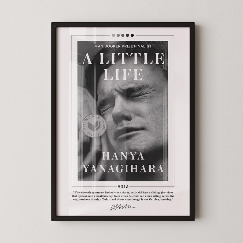 A Little Life Book Cover Poster | Hanya Yanagihara, A Little Life ...