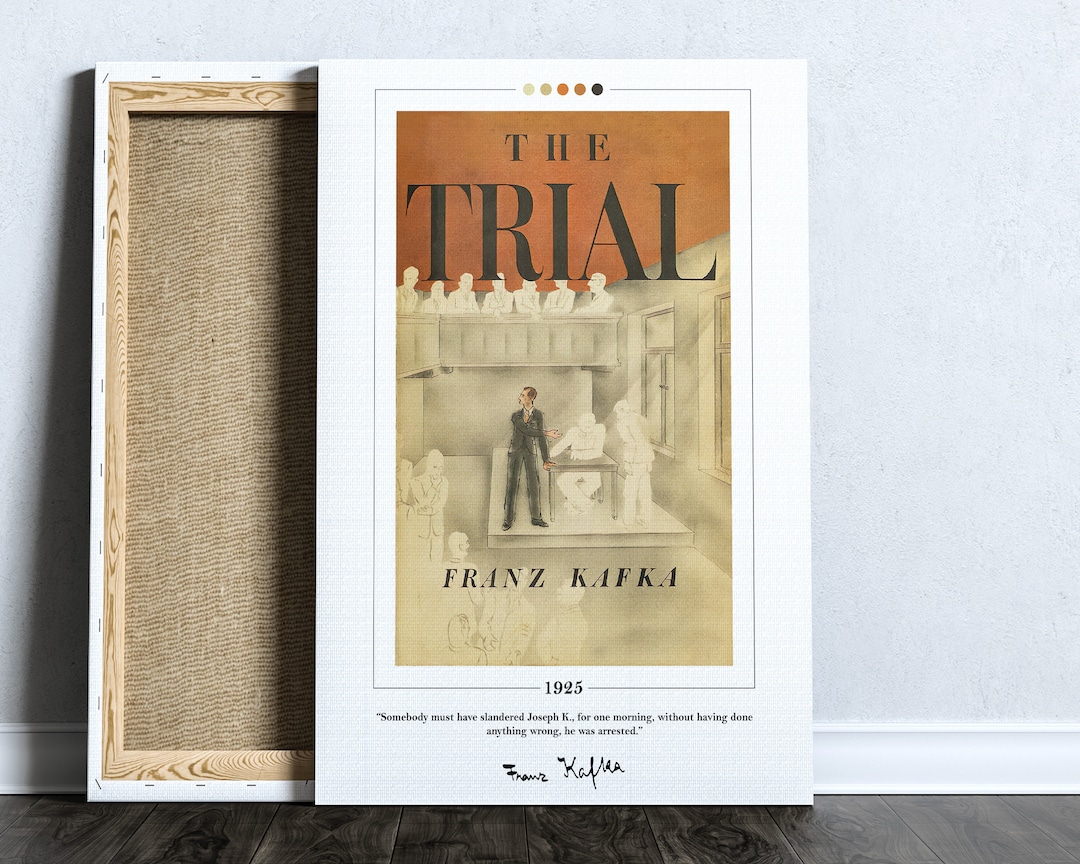 The Trial Book Cover Poster | Franz Kafka, the Trial Poster, the Trial ...