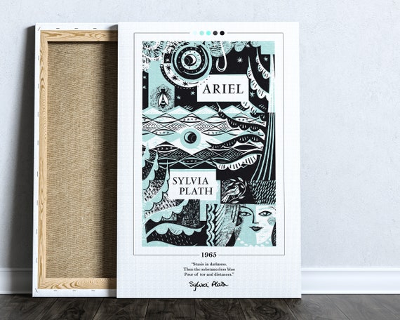 Ariel Book Cover Poster Sylvia Plath Ariel Poster Ariel - Etsy