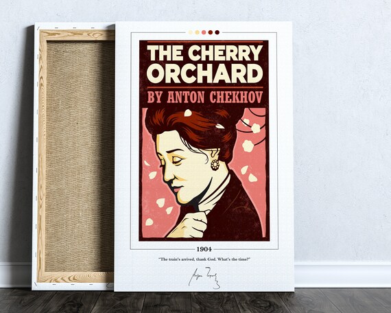 The Cherry Orchard Book Cover Poster Anton Chekhov Cherry - Etsy