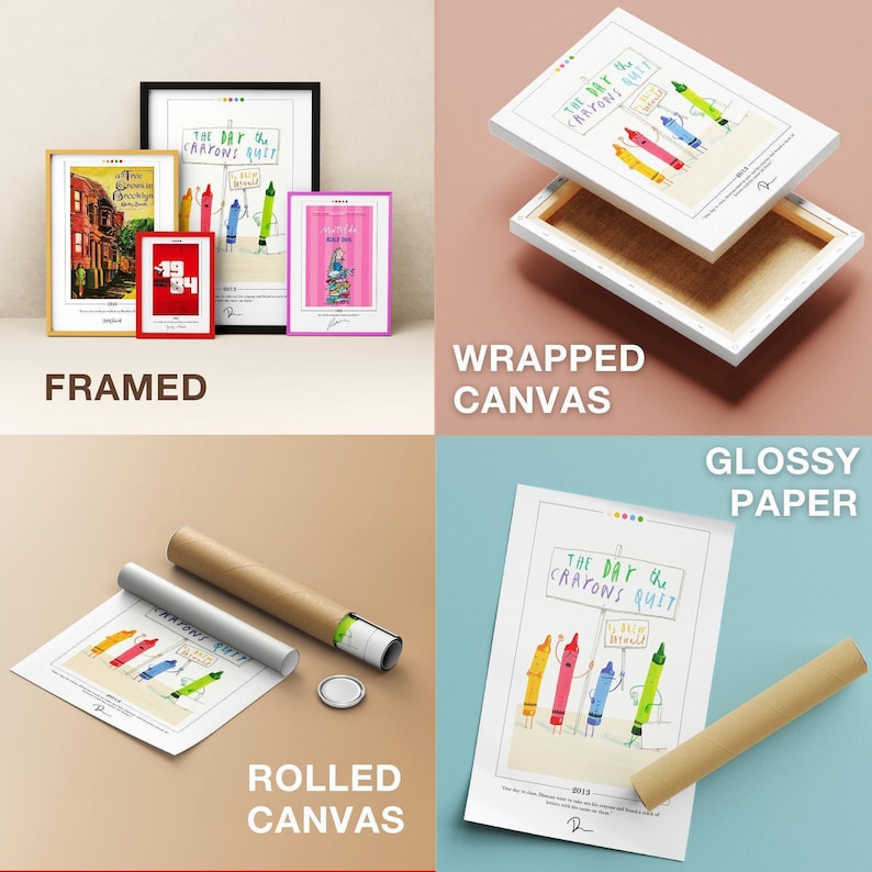 The Day the Crayons Quit Book Cover Poster | Drew Daywalt, the Day the ...