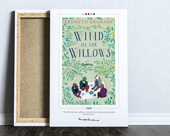 The Wind in the Willows Book Cover Poster Kenneth Grahame - Etsy