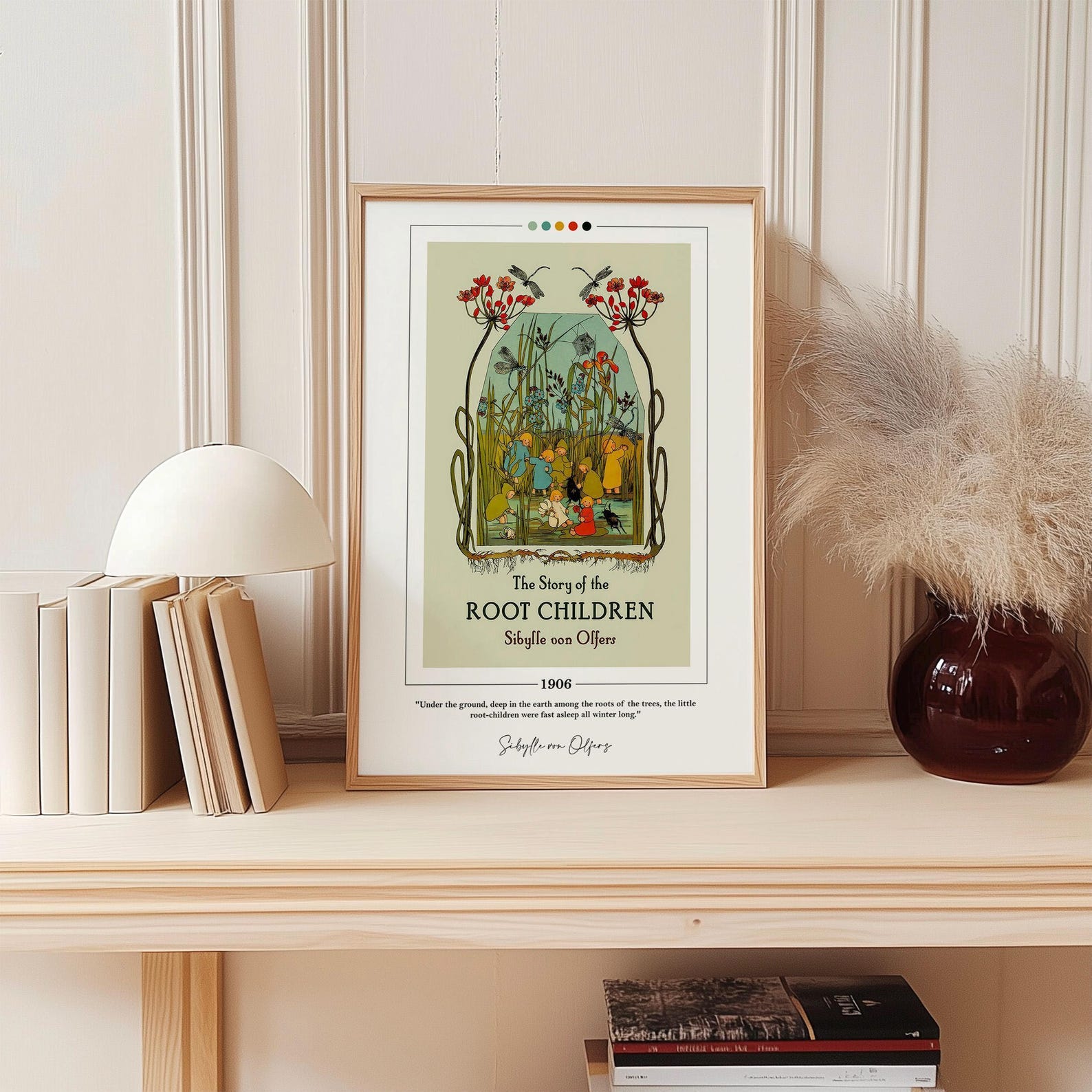 The Story of the Root Children Book Cover Poster | Sibylle Von Olfers ...