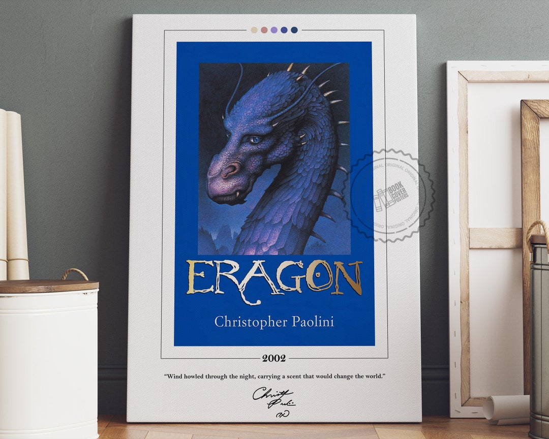 Eragon Book Cover Poster Christopher Paolini, Eragon Poster, Eragon ...