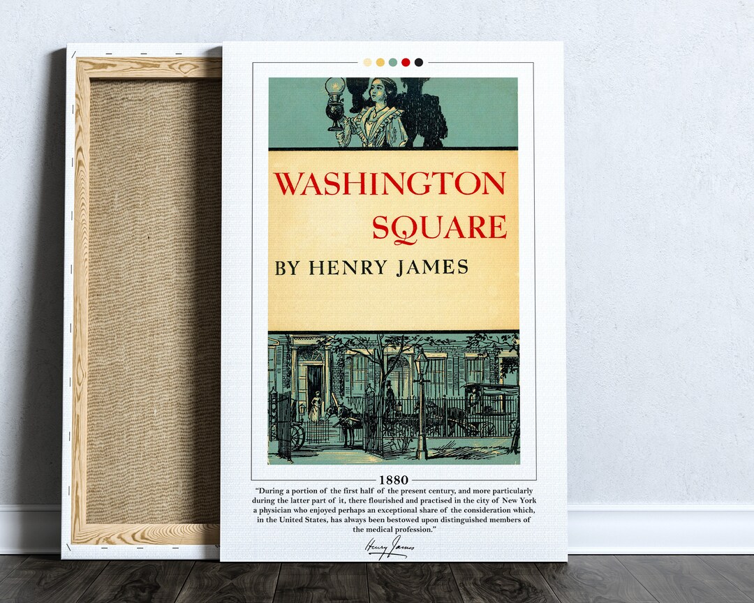 Washington Square Book Cover Poster | Henry James, Washington Square ...