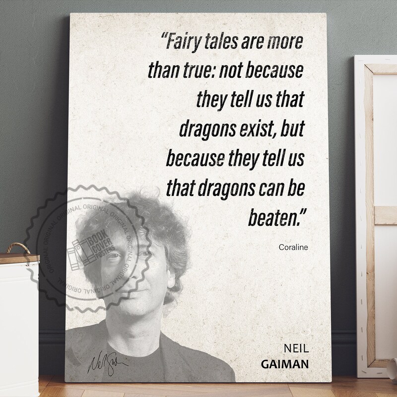 Neil Gaiman Quote - Etsy