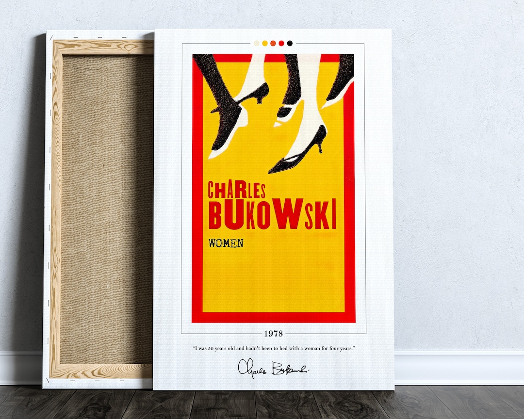 Women Book Cover Poster | Charles Bukowski, Bukowski Women Poster ...