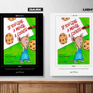 If You Give a Mouse a Cookie Book Cover Poster | Laura Numeroff, If You ...