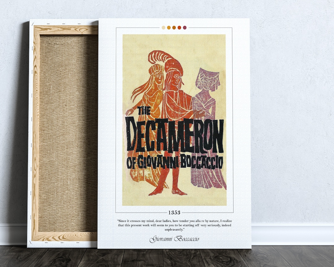 The Decameron Book Cover Poster | Giovanni Boccaccio, the Decameron ...