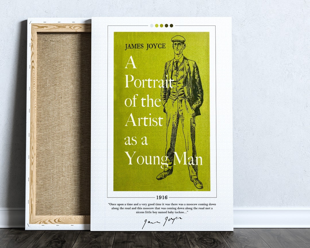 A Portrait of the Artist as a Young Man Book Cover Poster | James Joyce ...