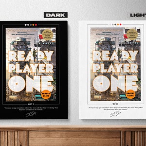 Ready Player One Book Cover Poster Ernest Cline, Ready Player One ...