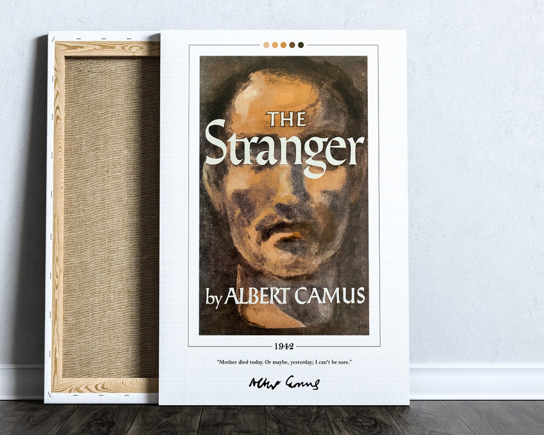 The Stranger Book Cover Poster | Albert Camus, the Stranger Poster, the ...