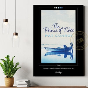 The Prince of Tides Book Cover Poster | Pat Conroy, Prince of Tides ...