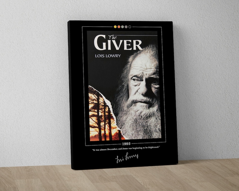 The Giver Book Cover Poster Lois Lowry the Giver Poster - Etsy