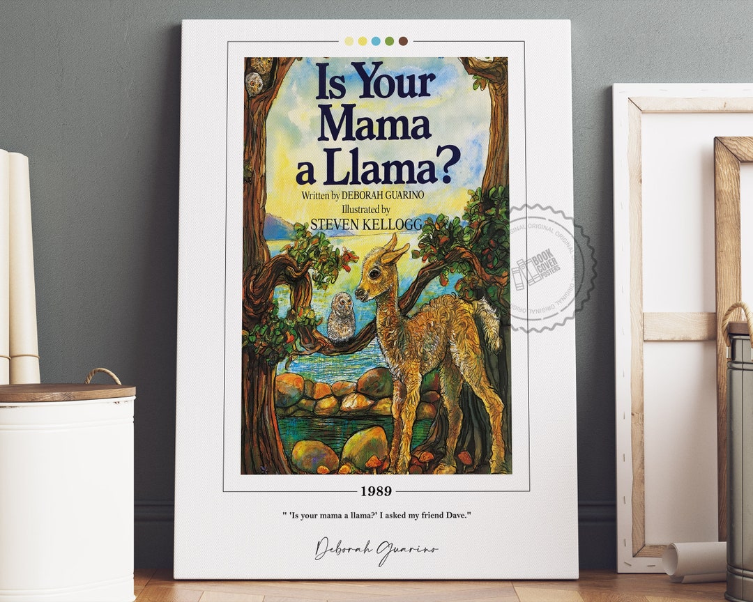 Is Your Mama a Llama Book Cover Poster | Deborah Guarino, is Your Mama ...