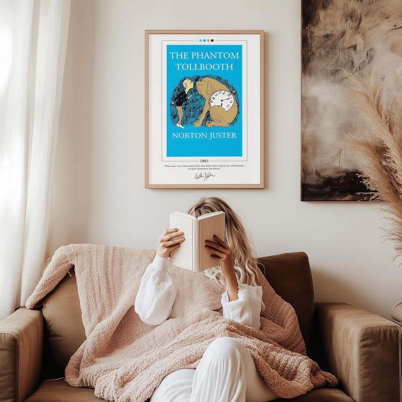 The Phantom Tollbooth Book Cover Poster | Norton Juster, Phantom ...