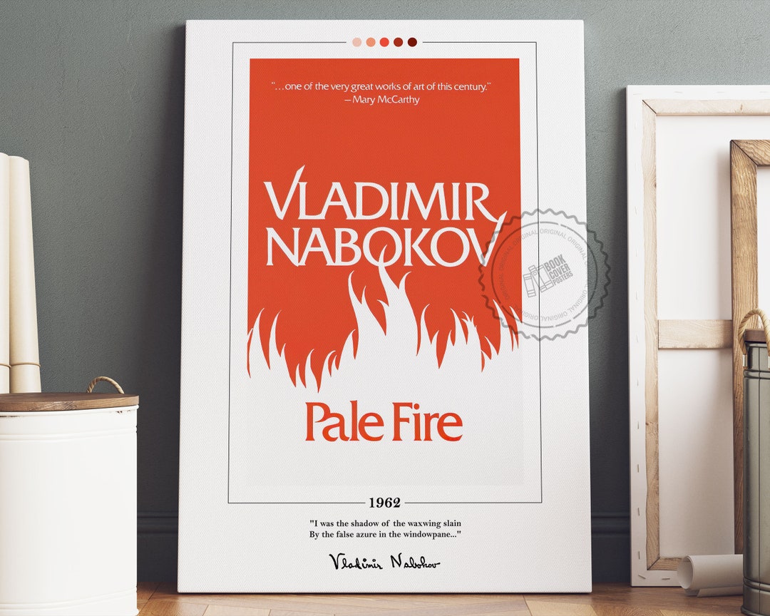 Pale Fire Book Cover Poster | Vladimir Nabokov, Pale Fire Poster, Pale ...
