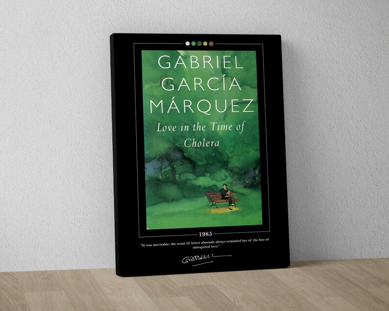 Love in the Time of Cholera Book Cover Poster Gabriel Garcia - Etsy