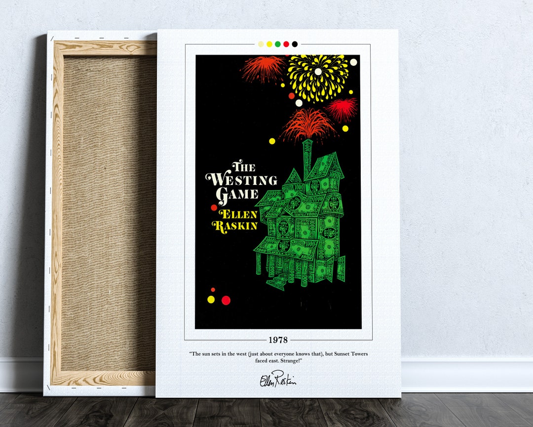 The Westing Game Book Cover Poster | Ellen Raskin, the Westing Game ...