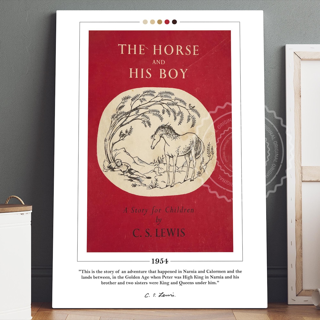 The Horse and His Boy Book Cover Poster | C. S. Lewis, the Chronicles ...