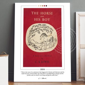 The Horse and His Boy Book Cover Poster | C. S. Lewis, the Chronicles ...