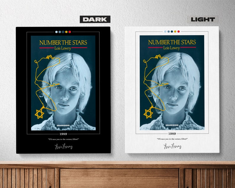 Number the Stars Book Cover Poster Lois Lowry Number the - Etsy