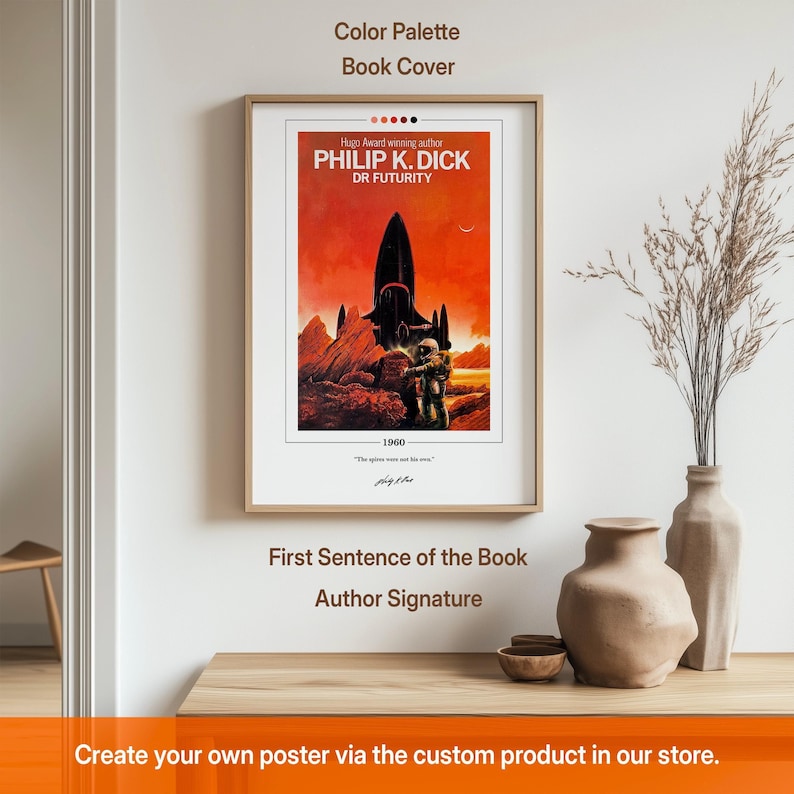 Dr. Futurity Book Cover Poster | Philip K Dick, Dr. Futurity Poster, Dr ...