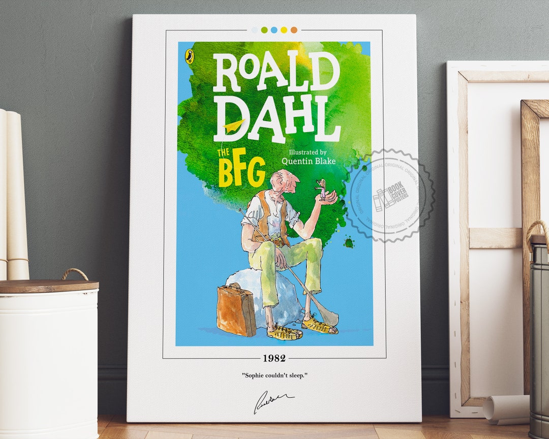 The BFG Book Cover Poster | Roald Dahl, the BFG Poster, the BFG Print ...