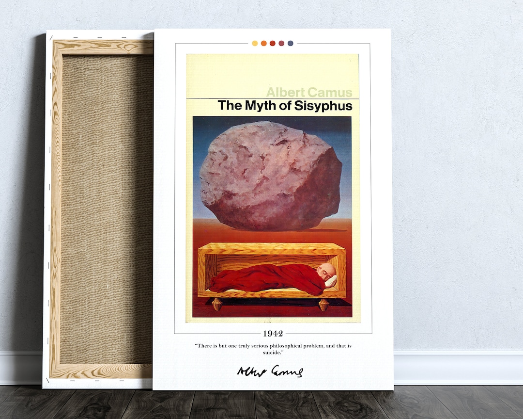 The Myth of Sisyphus Book Cover Poster | Albert Camus, Myth of Sisyphus ...